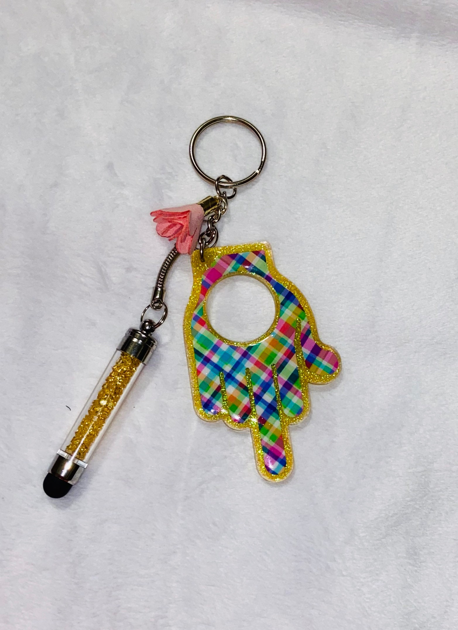 Custom Color Middle Finger Button Pusher With Stylus - Etsy