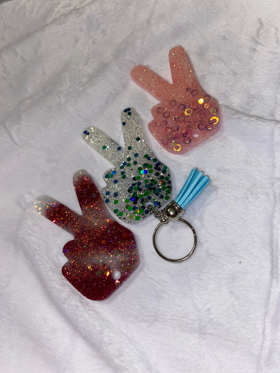 Custom Colored Peace Keychain - Etsy