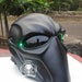 Motorcycle Helmet Custom Deathstroke Character Black Chopper Bobber ...