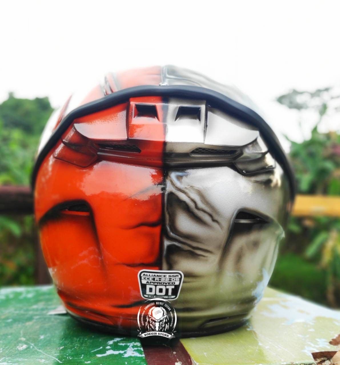 New Arrivals Deathstroke Skull Helmet Character Black Orange - Etsy