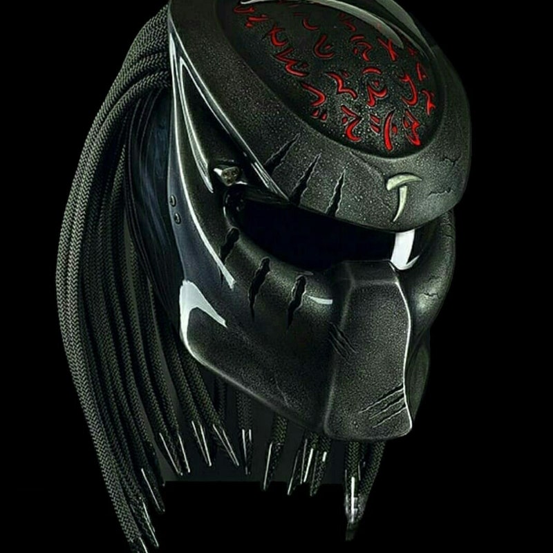 Predator Motorcycle Helmet - Etsy