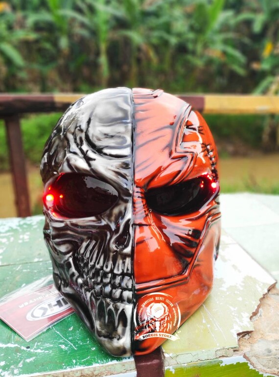 New Arrivals Deathstroke Skull Helmet Character Black Orange - Etsy