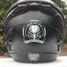 Motorcycle Helmet Custom Deathstroke Character Black Chopper Bobber ...