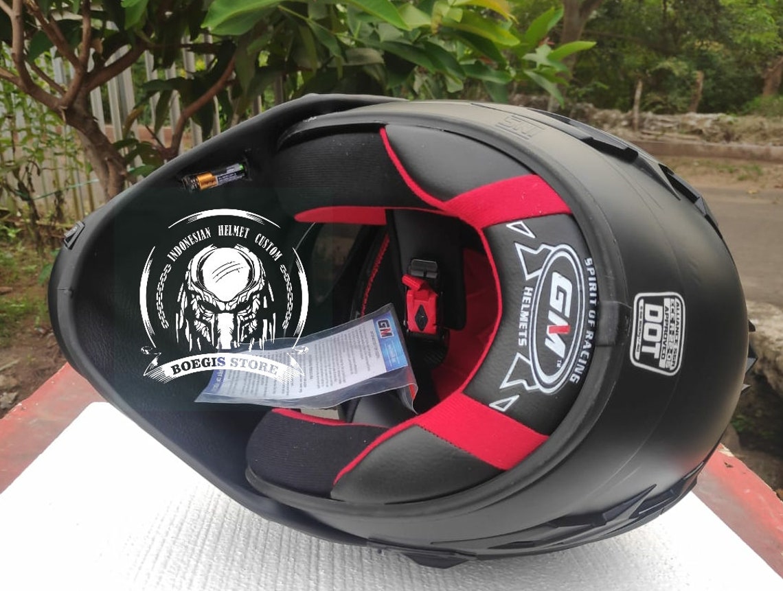 Motorcycle Helmet Custom Deathstroke Character Black Chopper Bobber ...