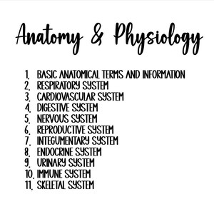 ATI TEAS 7 Exam Study Guide - Anatomy & Physiology | ATI Teas 7 Anatomy ...