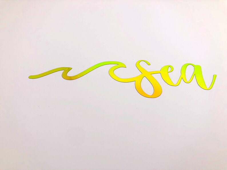 Sea Waves Decal Beach Waves Decal Beach Bumper Sticker - Etsy