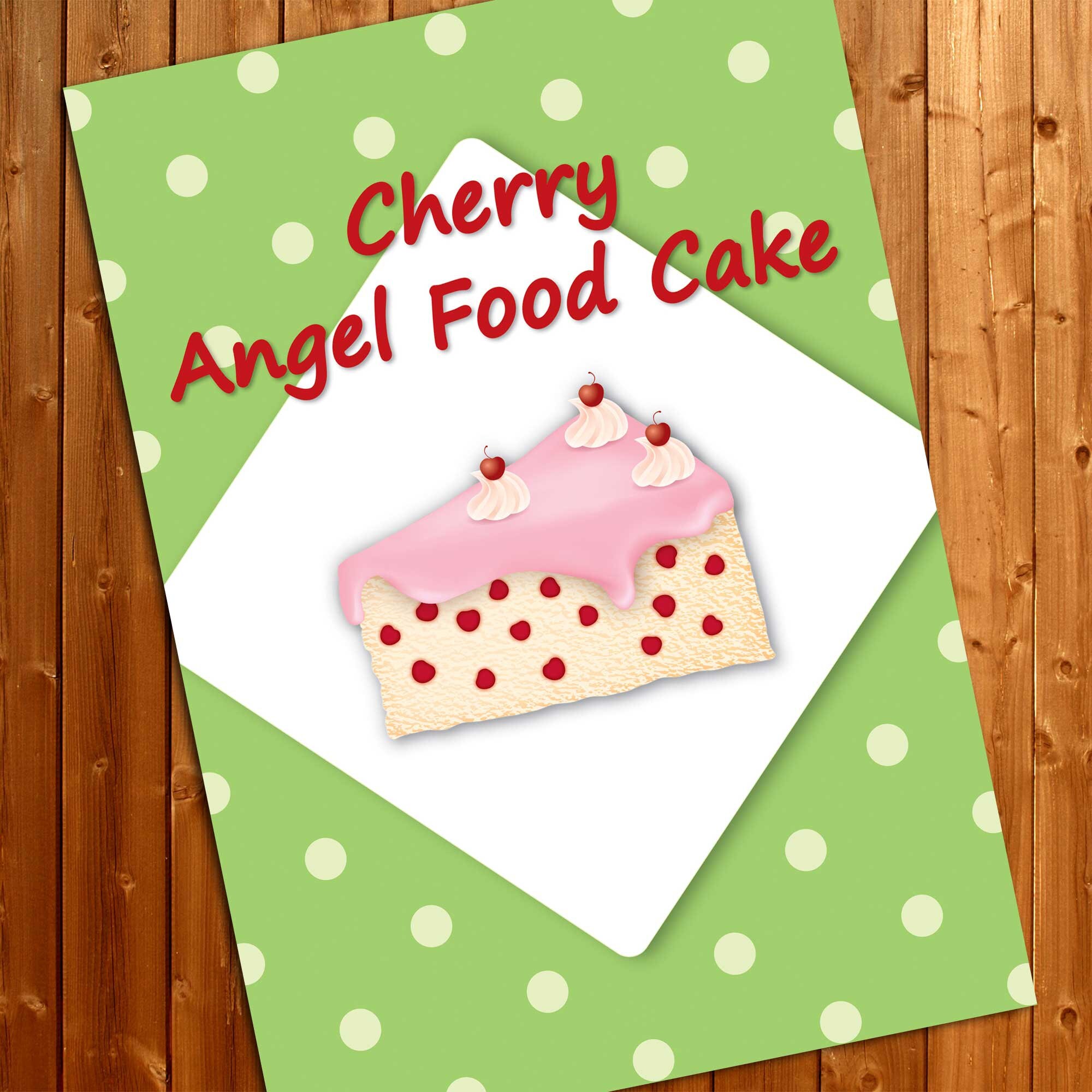 Cake Art Retro Style Kitchen Food Art Printable Sweet Dessert Digital ...