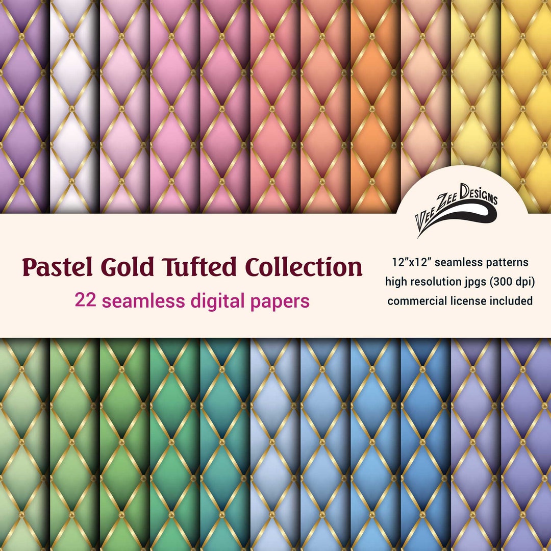 Pastel Rainbow Tufted Digital Paper Harlequin Seamless Sublimation ...