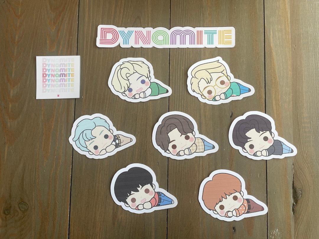 BTS Dynamite Tinytan Stickers - Etsy
