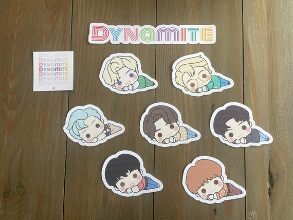 BTS Dynamite Tinytan Stickers - Etsy