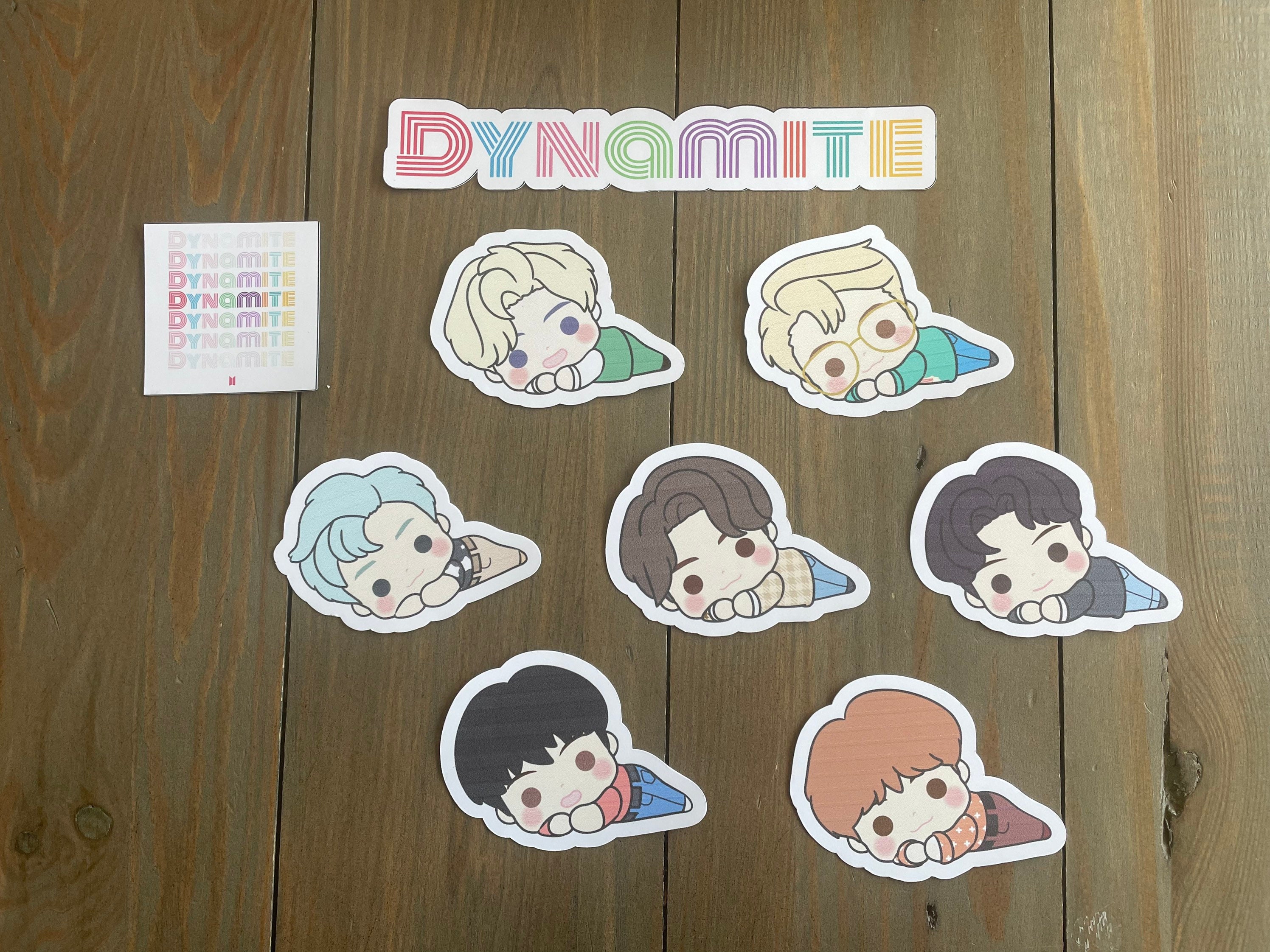 BTS Dynamite Tinytan Stickers - Etsy