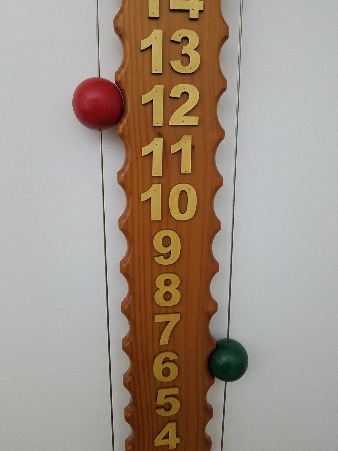 Bocce Ball Scoreboard Numbered 0-15 Vertical Design, All Things Bocce ...