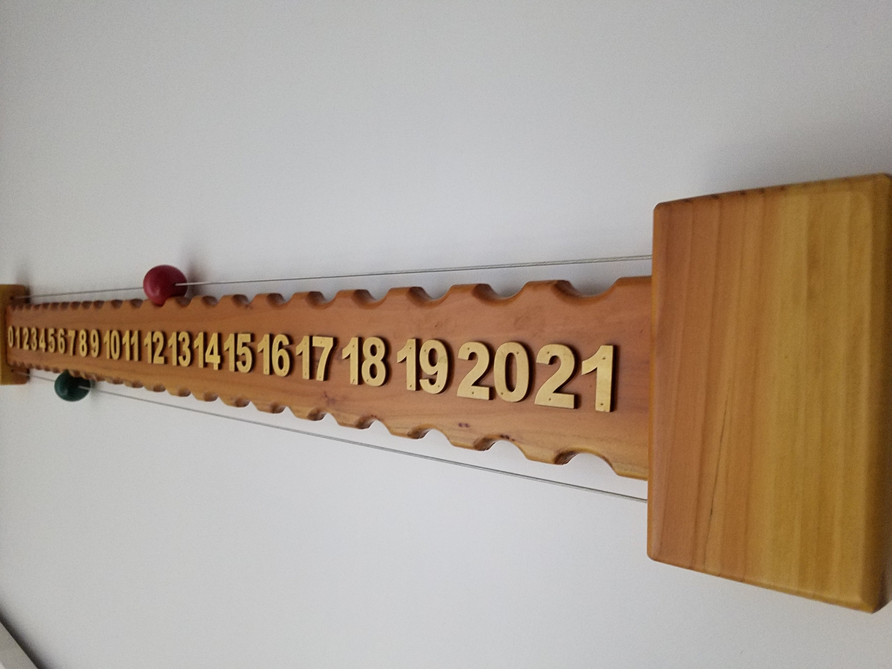 Bocce Ball Scoreboard Numbered 0-21 Horizontal , All Things Bocce ...