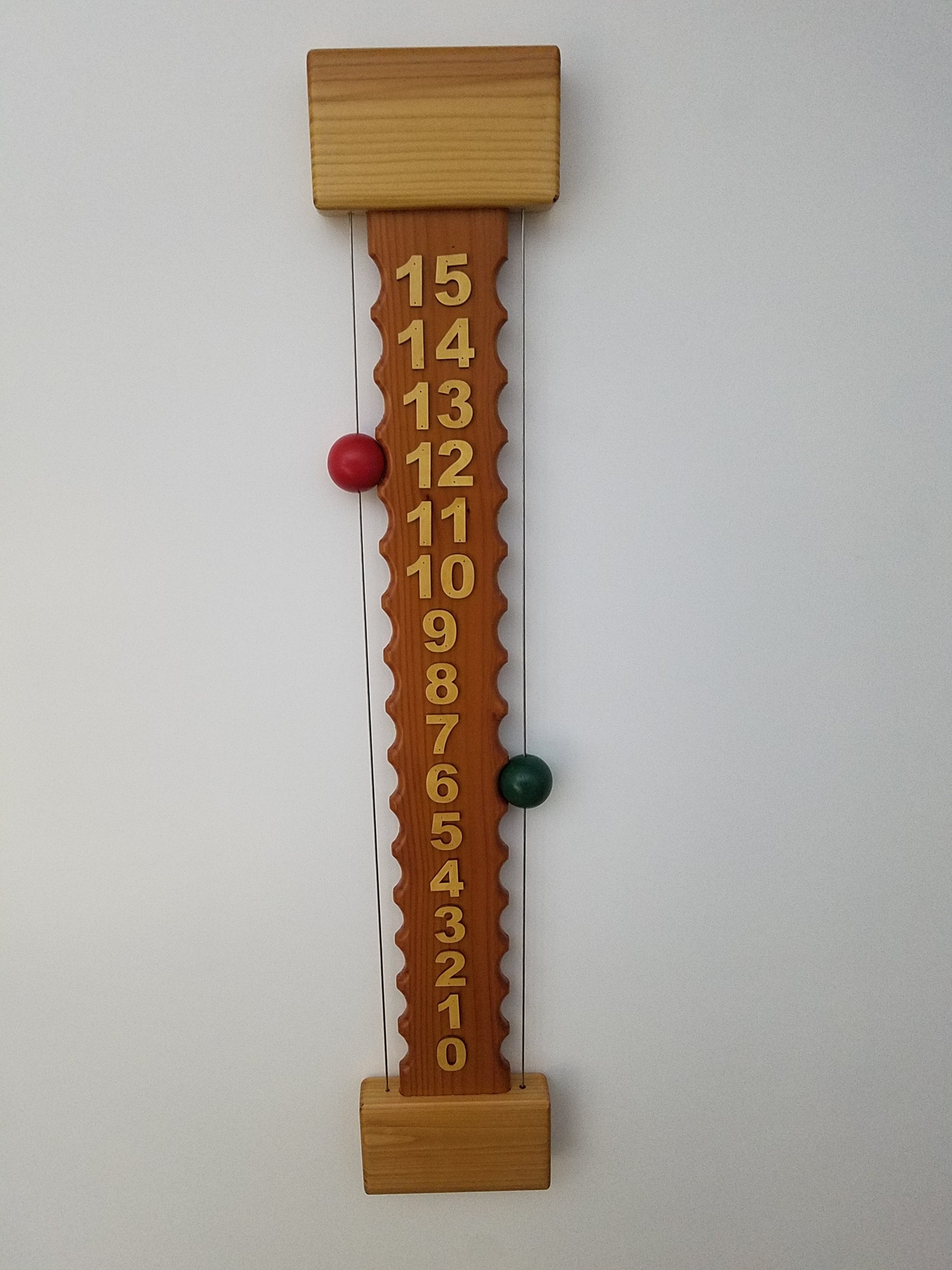 Bocce Ball Scoreboard Numbered 0-15 Vertical Design, All Things Bocce ...