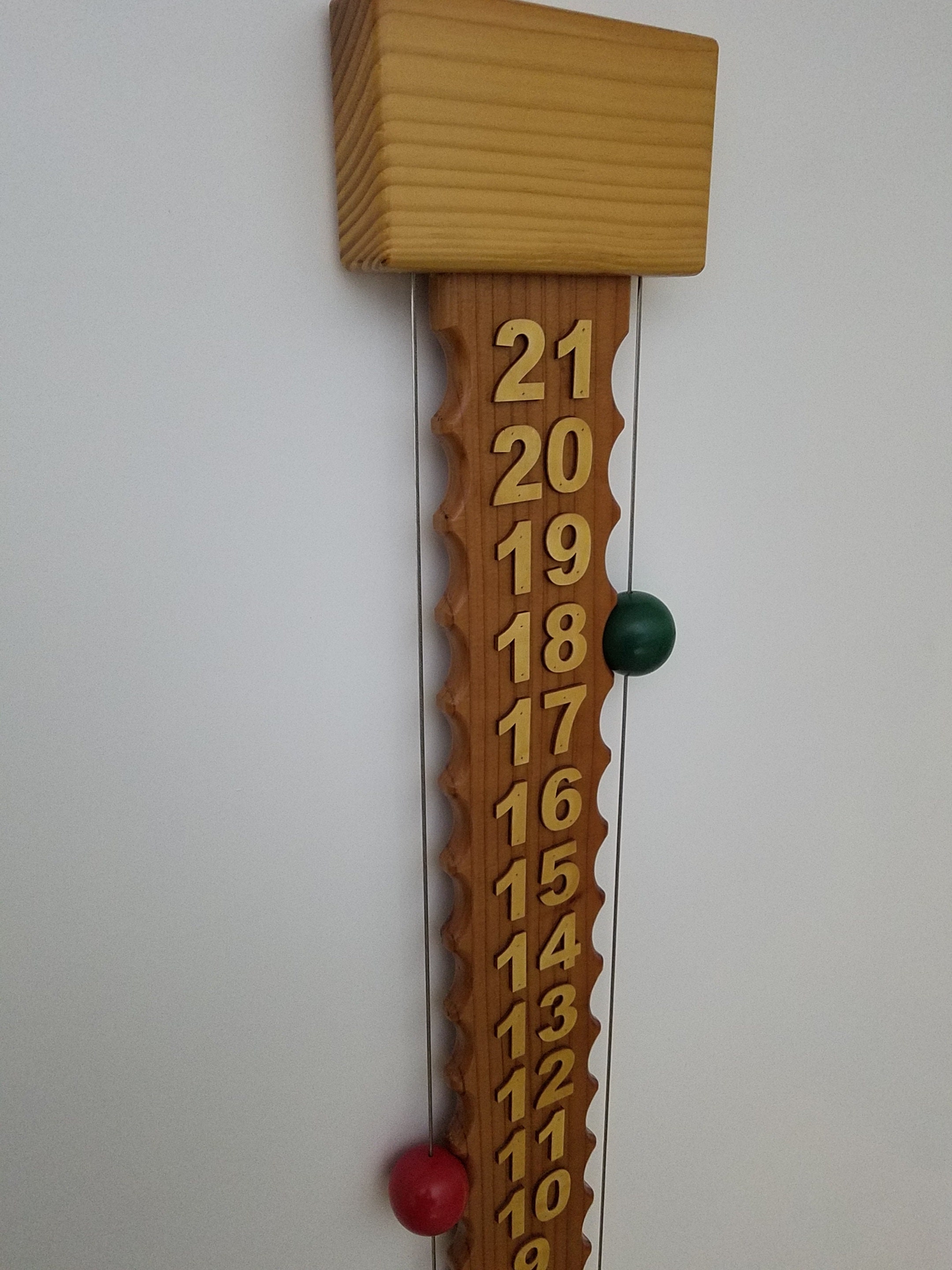 0-21 Bocce Scoreboard Vertical, by All Things Bocce, Indoor/outdoor - Etsy