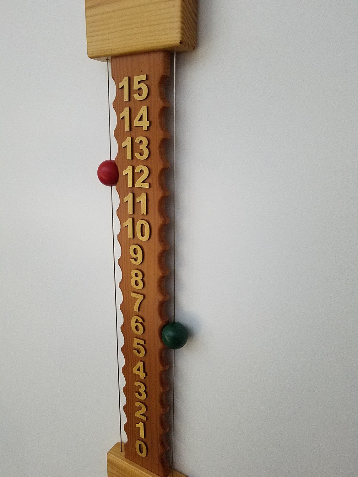 Bocce Ball Scoreboard Numbered 0-15 Vertical Design, All Things Bocce ...