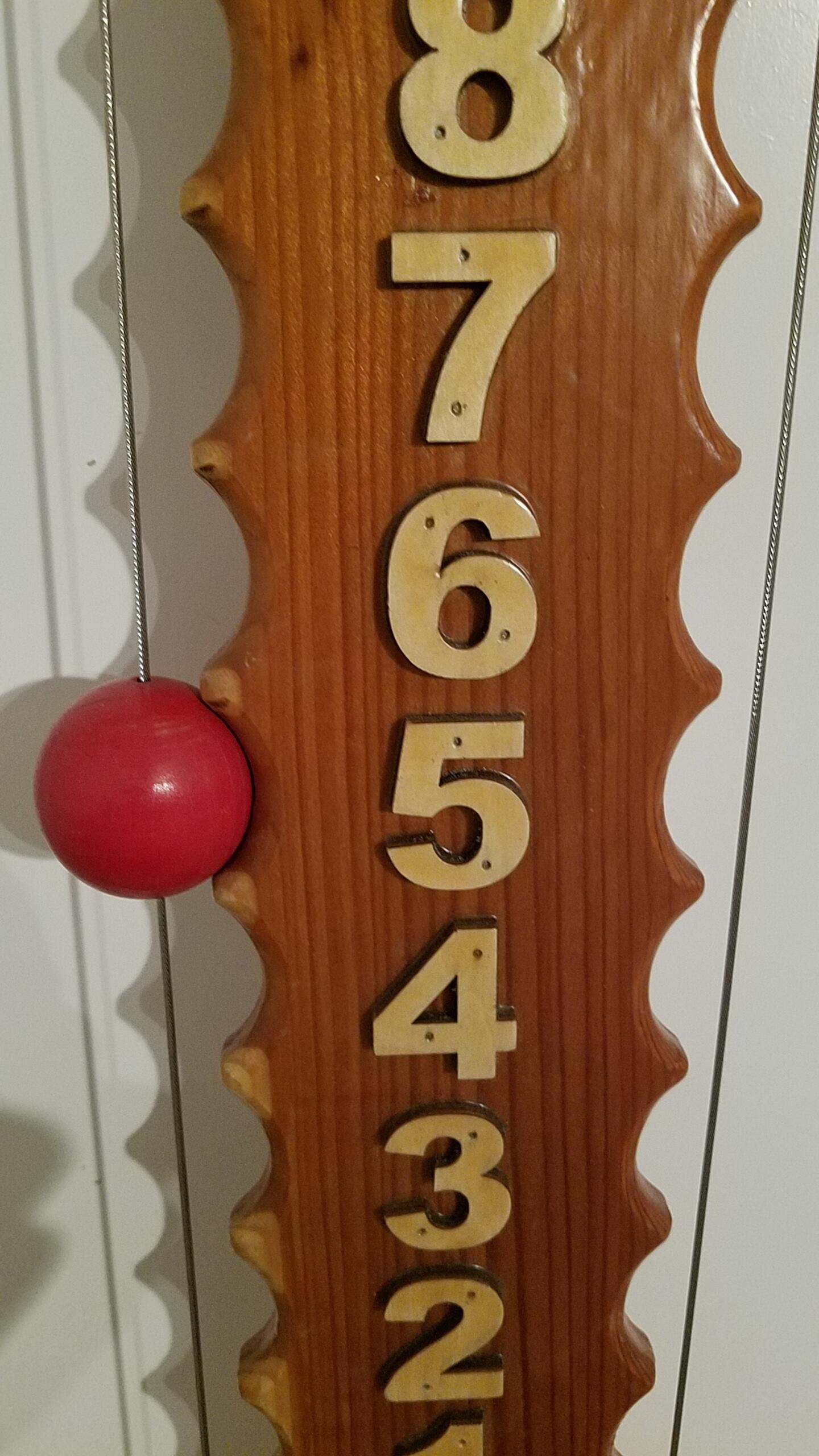 Bocce Ball Scoreboard Numbered 0-15 Vertical Design, All Things Bocce ...