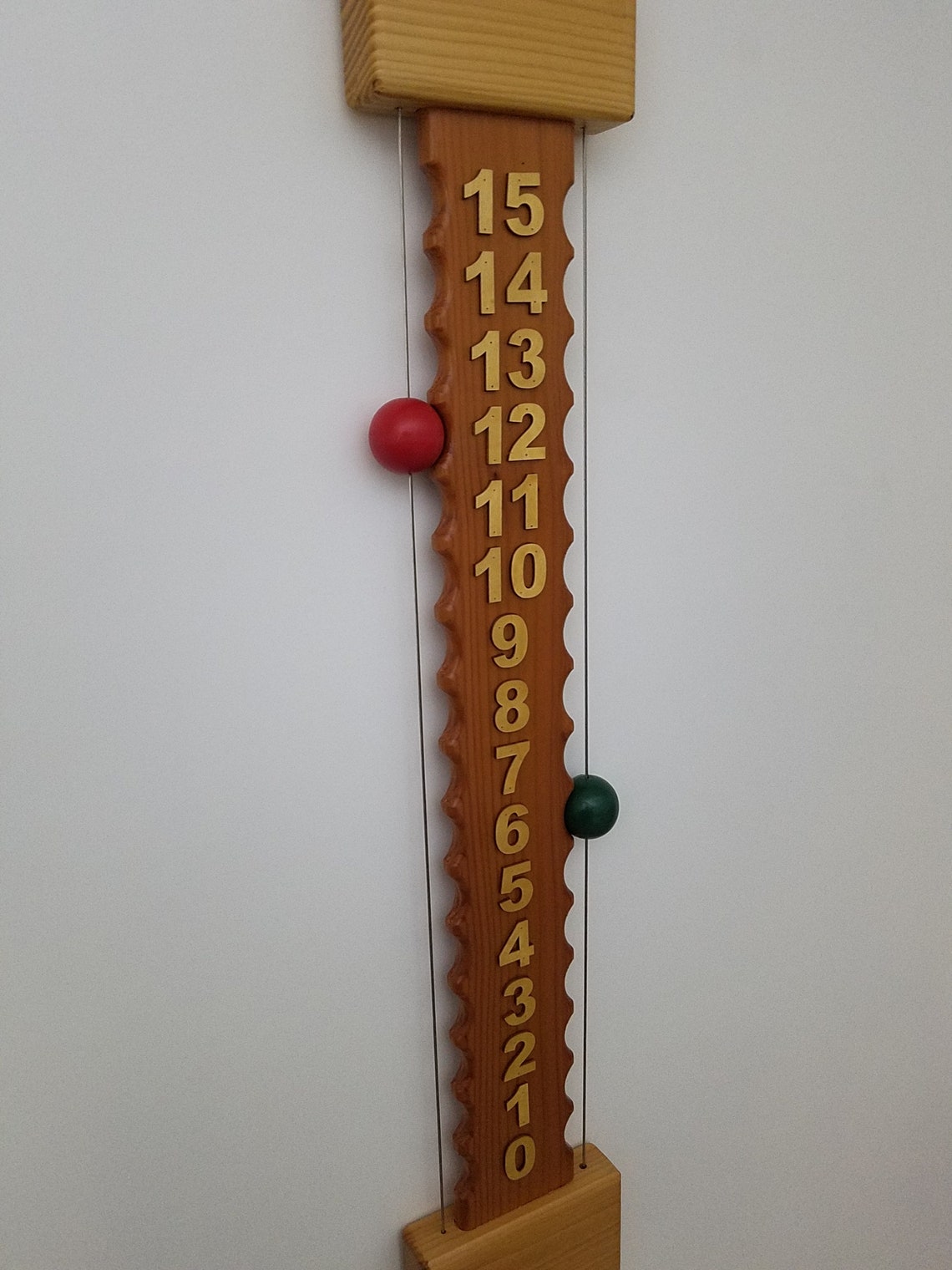 Bocce Ball Scoreboard Numbered 0-15 Vertical Design, All Things Bocce ...