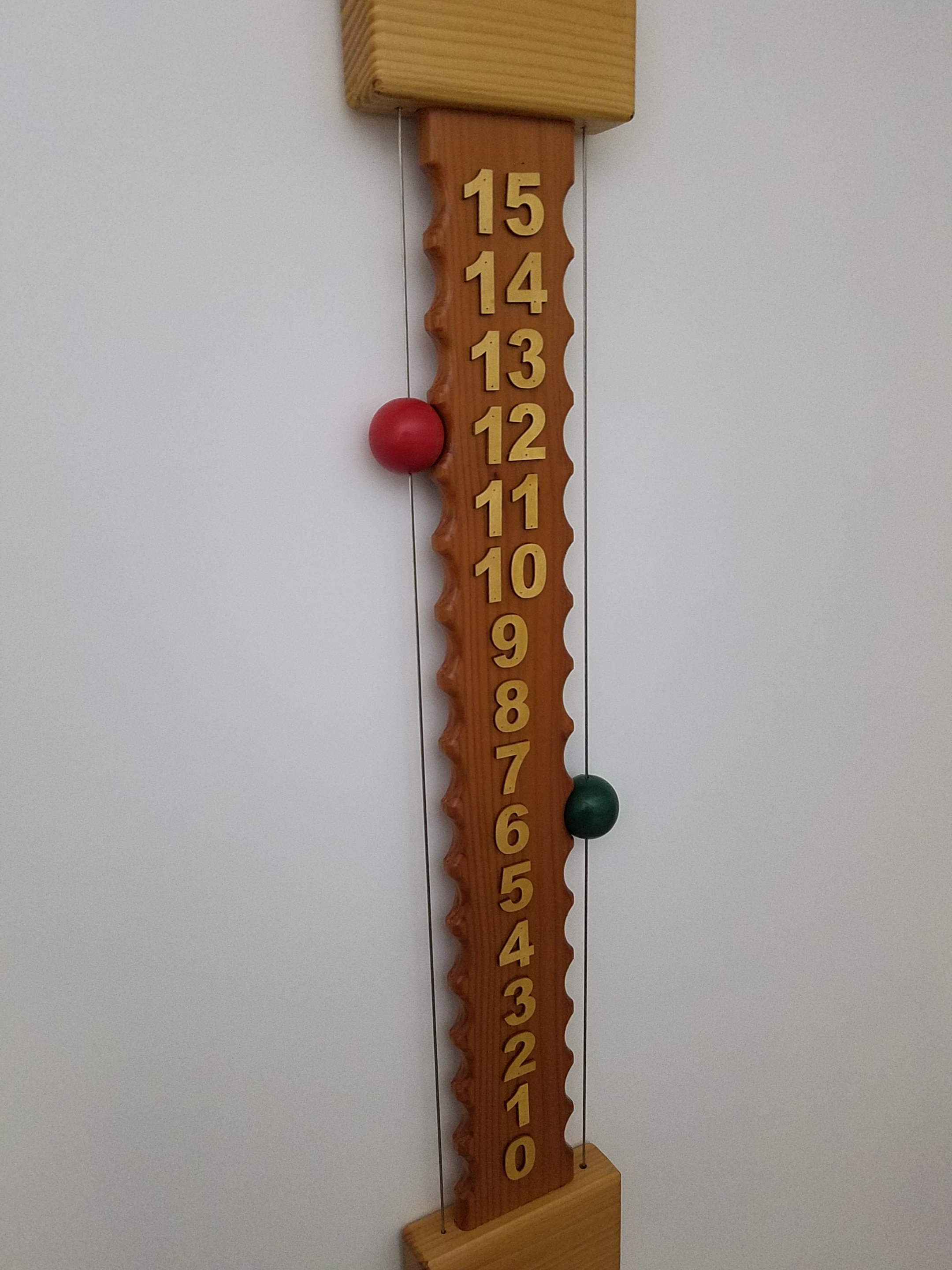 Bocce Ball Scoreboard Numbered 0-15 Vertical Design, All Things Bocce ...