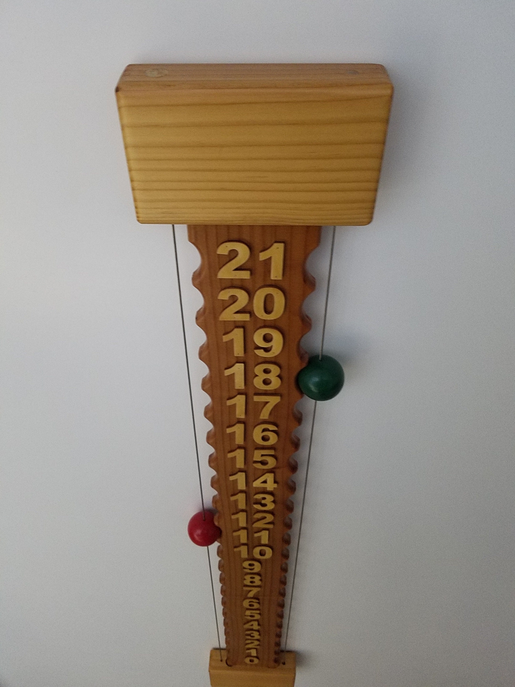 0-21 Bocce Scoreboard Vertical, by All Things Bocce, Indoor/outdoor - Etsy