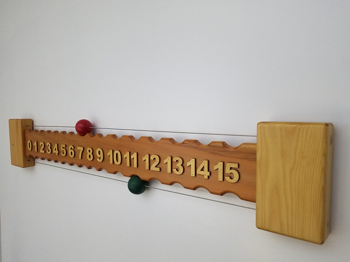 Bocce Ball Scoreboard Numbered 0-15, Horizontal Design, Indoor/outdoor ...