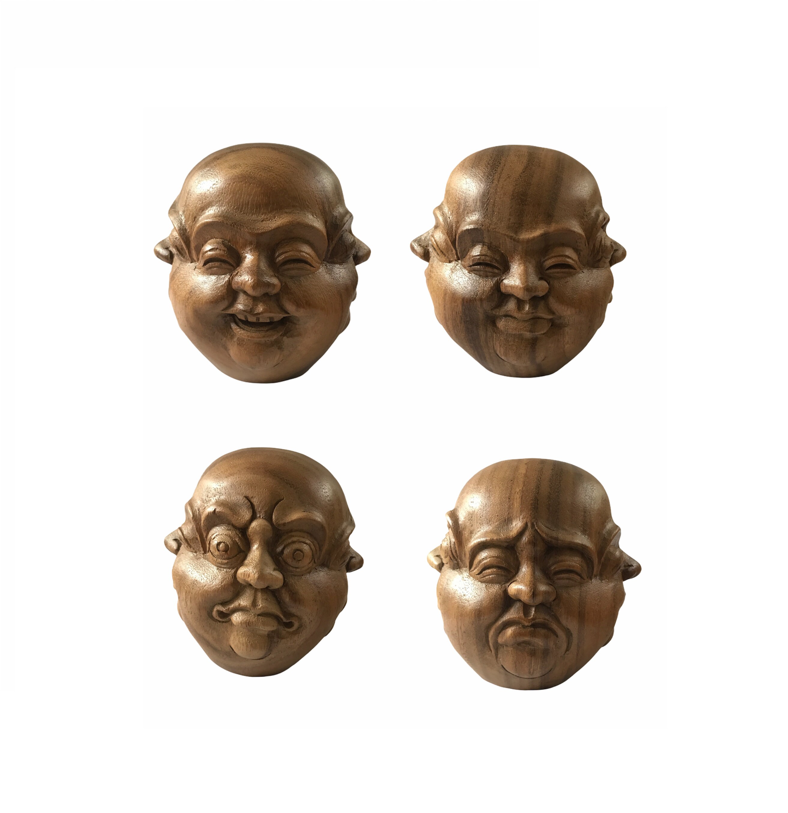 Chinese Four Faced Buddha Statue | Laughing Buddha Statue | Fine Hand ...