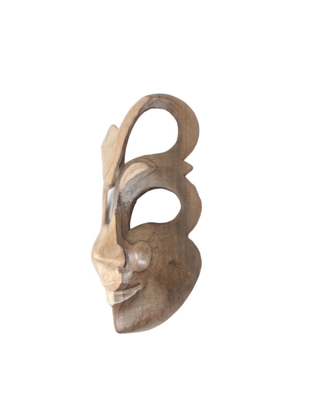 Wooden Wall Mask | 7" Face Mask Made Frm Original Exclusive Hibiscus ...