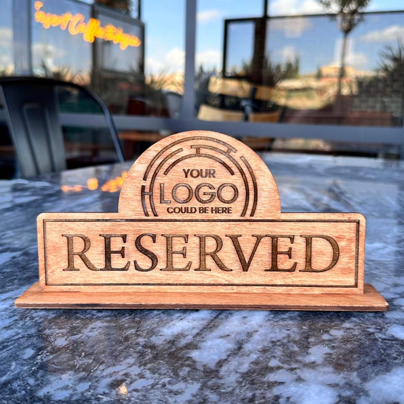 Wooden Table Reserve Sign,custom Wooden Table Sign,personalized Reserve ...