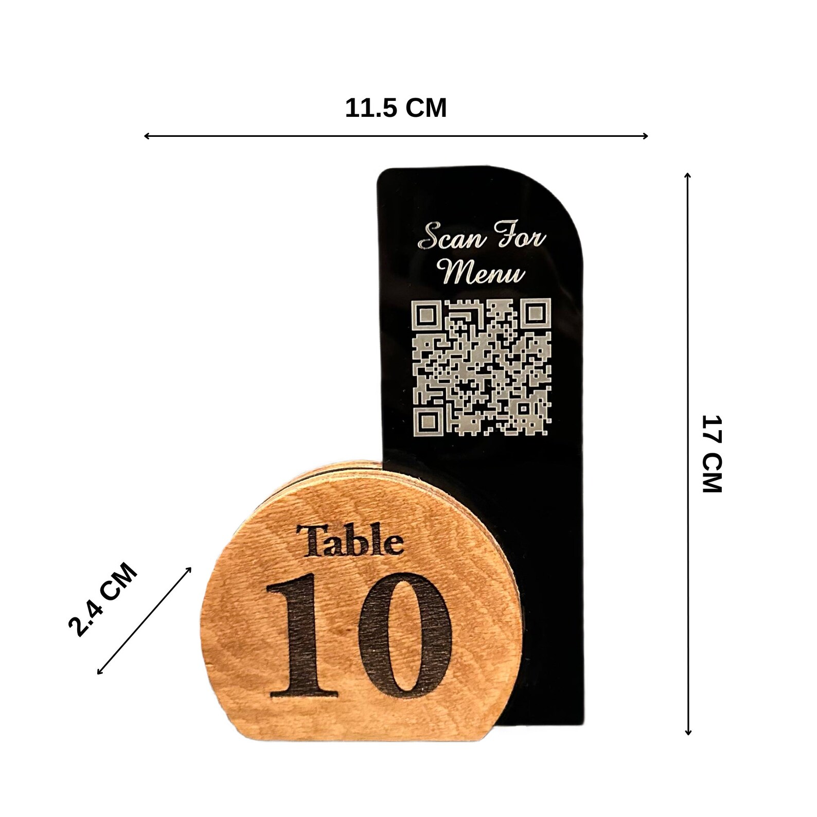 Wooden QR Code Menu,qr Code Restaurant Menu,custom QR Code Menu,social ...