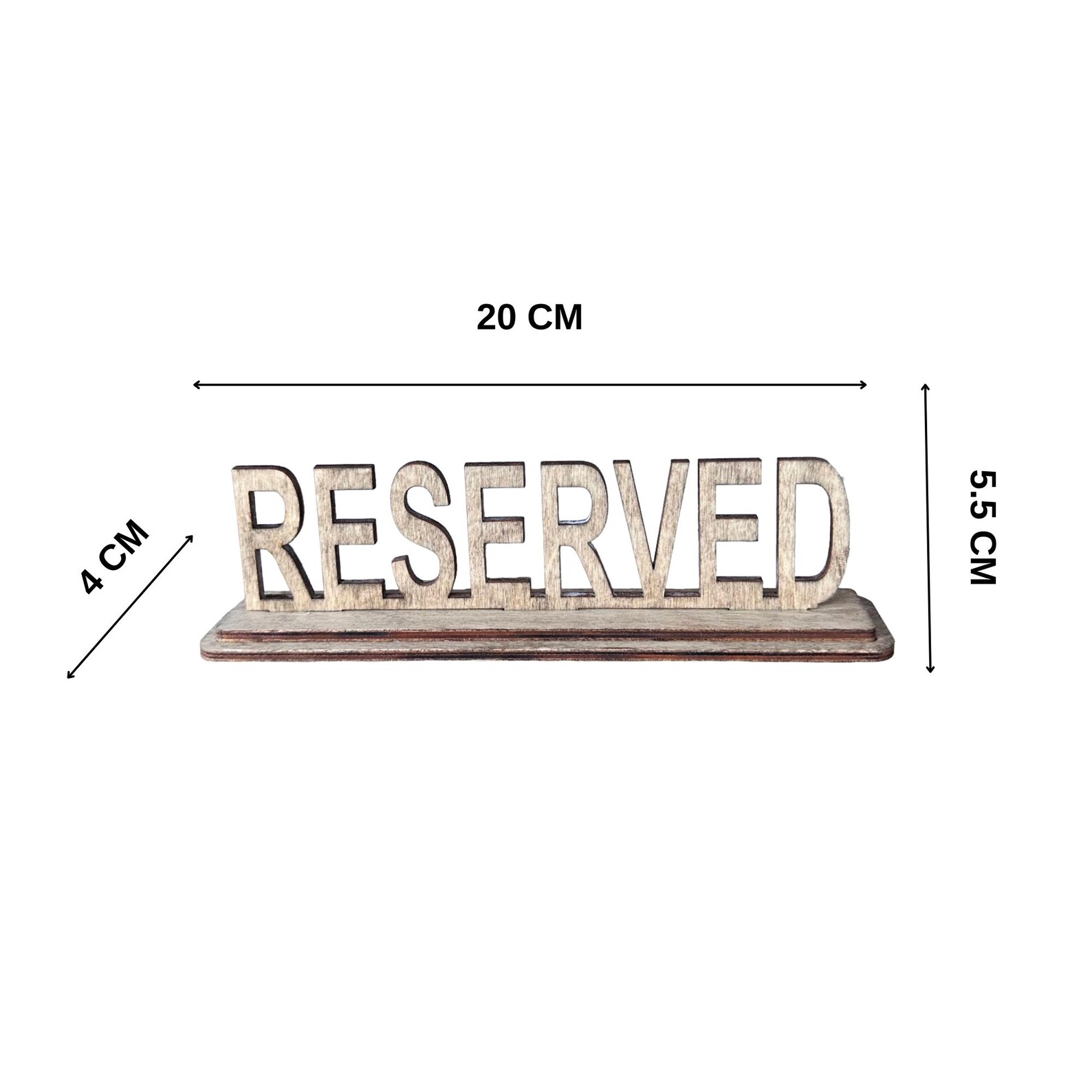 Wooden Table Reserve Sign,custom Wooden Table Sign,personalized Reserve ...