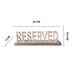 Wooden Table Reserve Sign,custom Wooden Table Sign,personalized Reserve ...