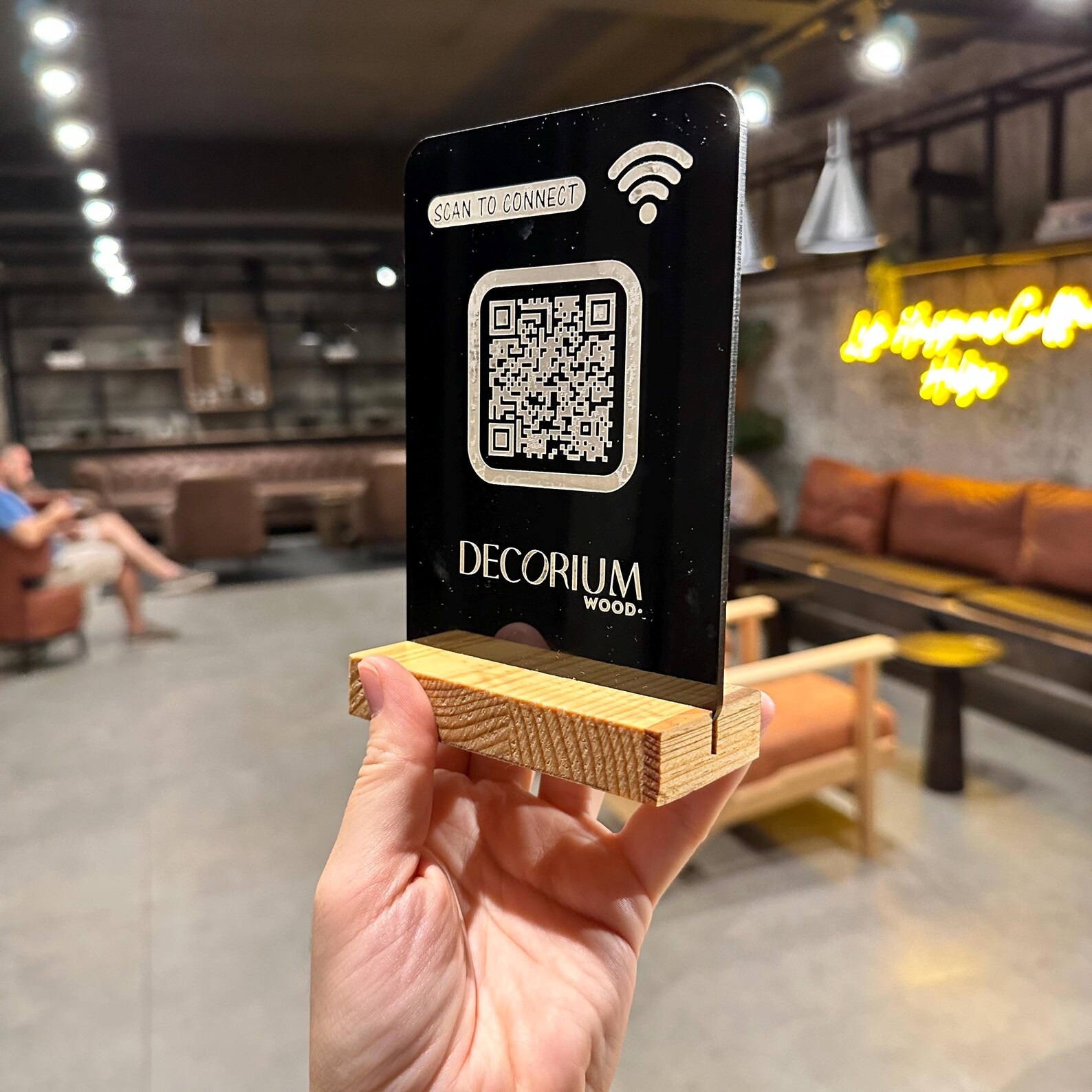 Wooden QR Code Menu,qr Code Restaurant Menu,custom QR Code Menu,social Media Qr Code,rustic Qr ...