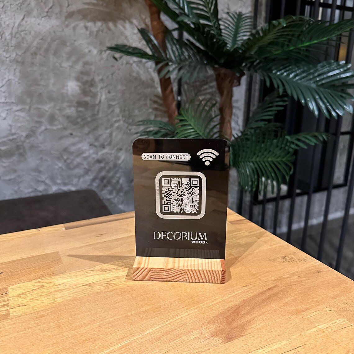 Wooden QR Code Menu,qr Code Restaurant Menu,custom QR Code Menu,social Media Qr Code,rustic Qr ...