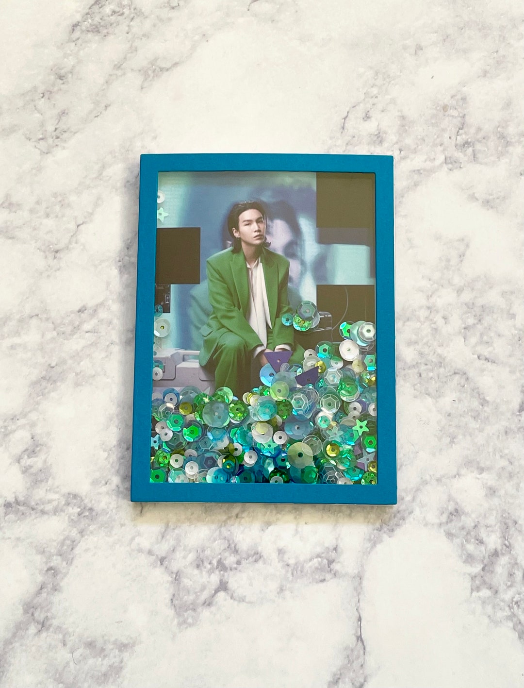 BTS Suga/yoongi Card Handmade Shaker Card - Etsy