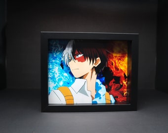 Fire Shadow Box - Etsy