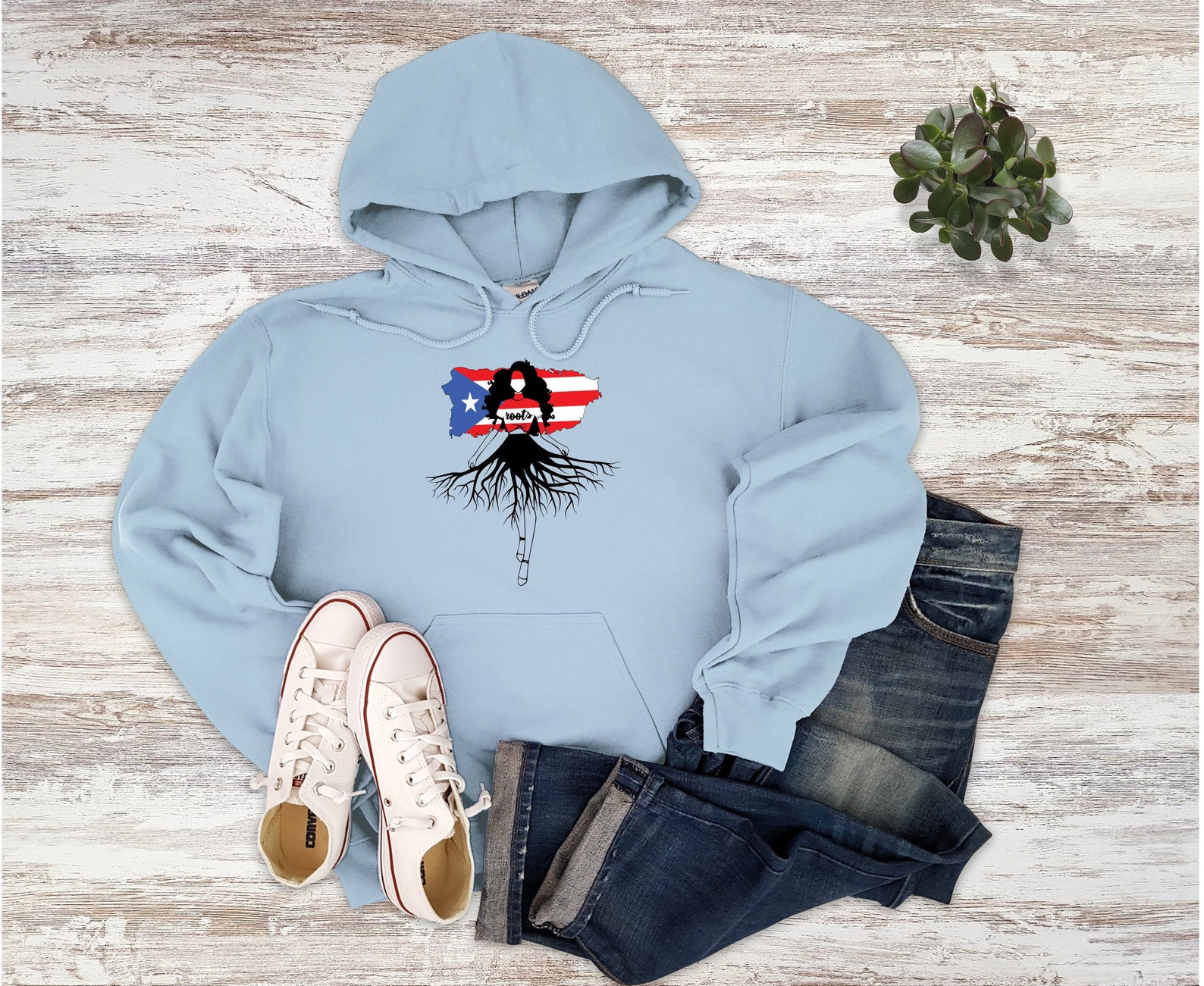 Roots-puerto Rico Flag Map Graphic Hoodiet-shirtlong Sleeve - Etsy