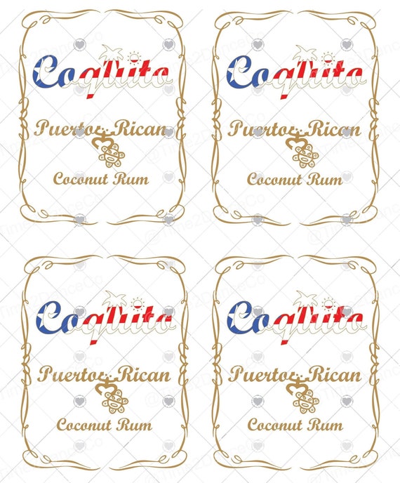 Coquito Labels