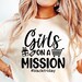Girls on A Mission SVG, PNG, Black Friday Shirt Svg, Black Friday Svg ...