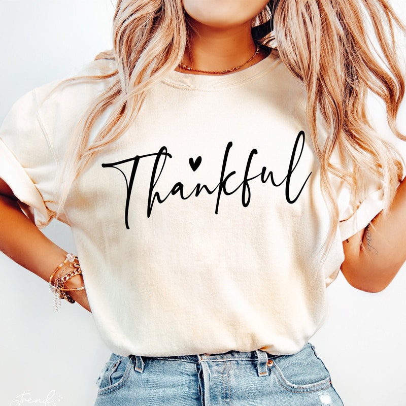 Thankful Svg - Etsy