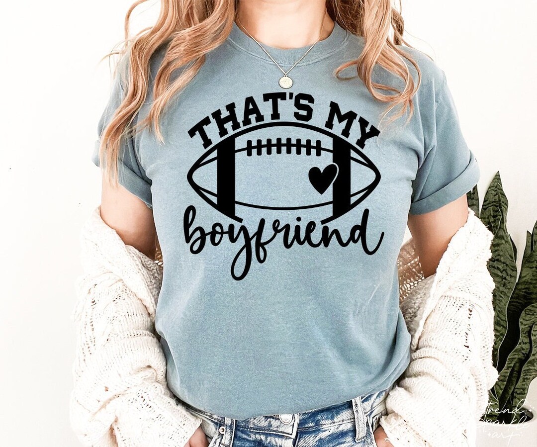 Football Girlfriend SVG, PNG, That's My Boy Friend Football Svg ...