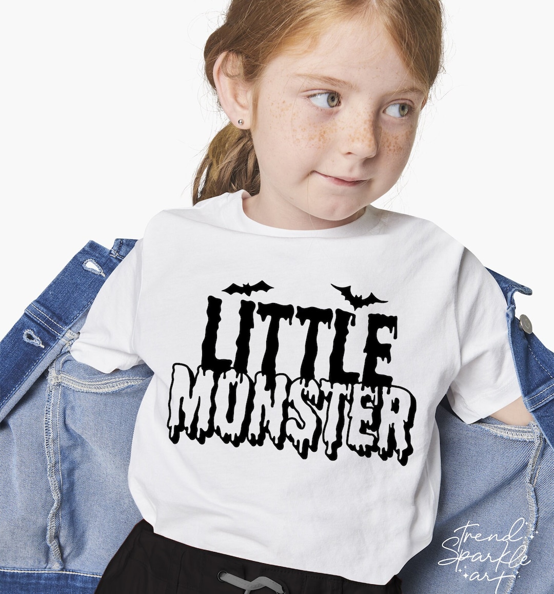 Little Monster SVG, PNG, Kid Halloween Shirt Svg, Mommy's Little ...