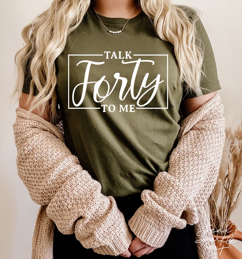 40th Birthday SVG PNG Talk Forty to Me Svg Hello Forty Svg - Etsy