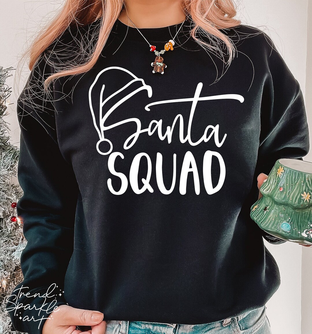 Santa Squad SVG,PNG, Christmas Shirt Svg, Santa Crew Svg, Christmas ...
