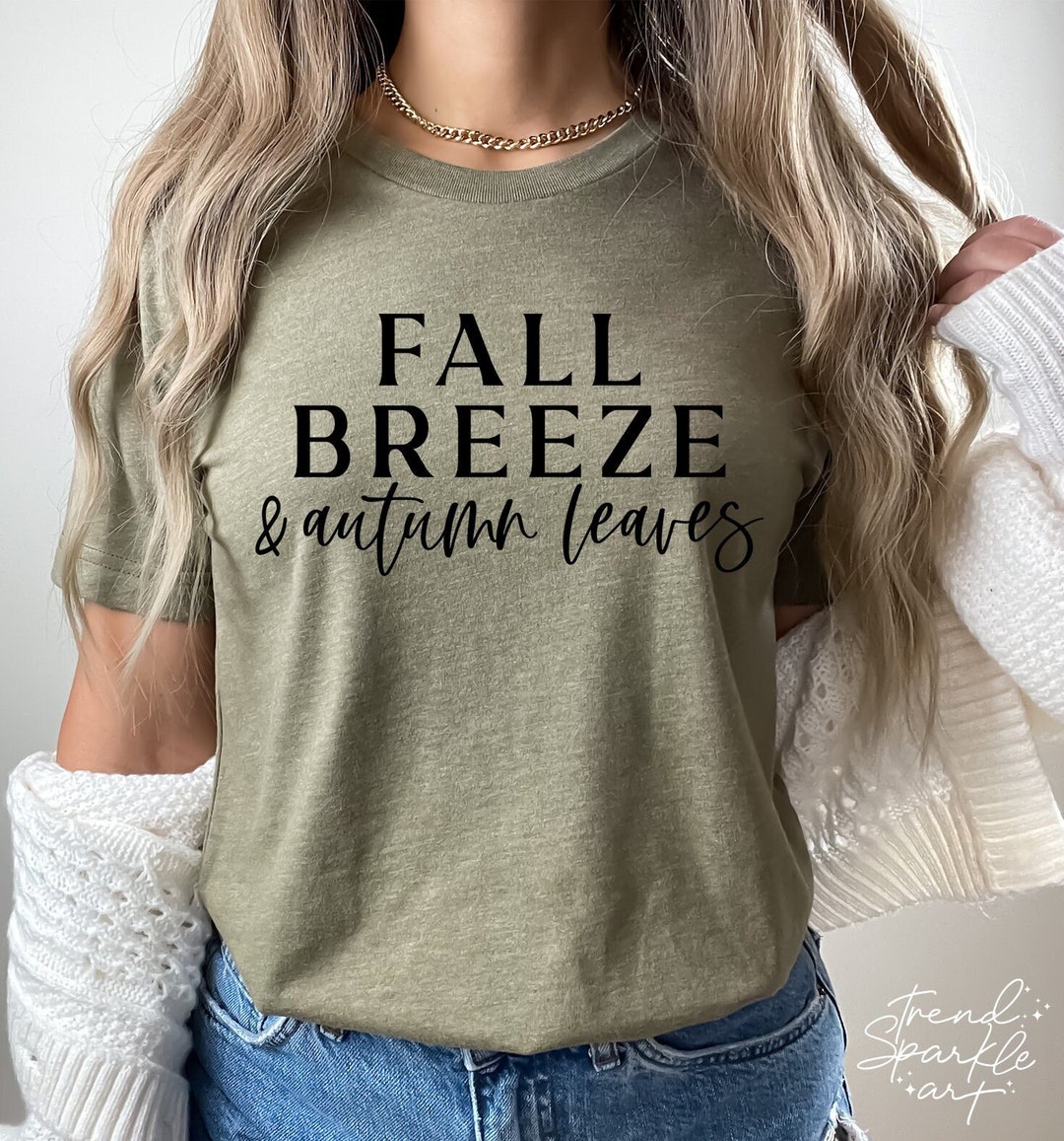 Fall Breeze and Autumn Leaves SVG PNG Fall Svg Autumn Svg - Etsy