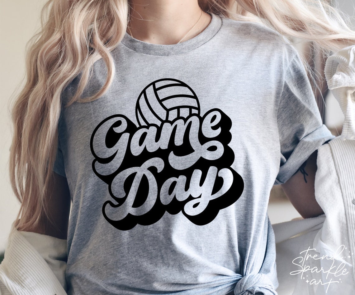 Game Day Volleyball SVG PNG Fall Sport Svg Volleyball Svg - Etsy