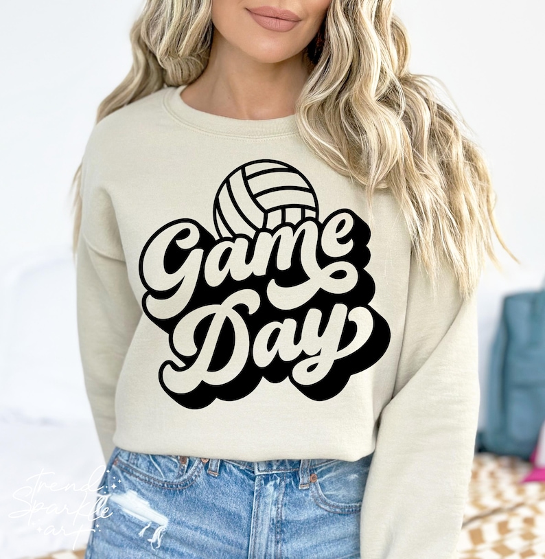 Game Day Volleyball SVG, Fall Sport Svg, Volleyball Svg, Volleyball Mom ...