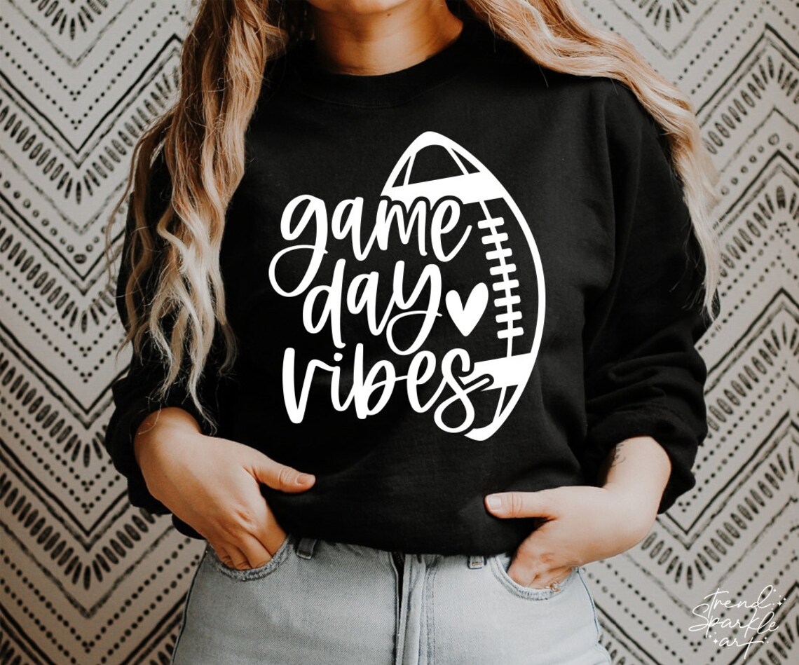 Game Day Vibes Football SVG PNG Football Game Day Svg - Etsy