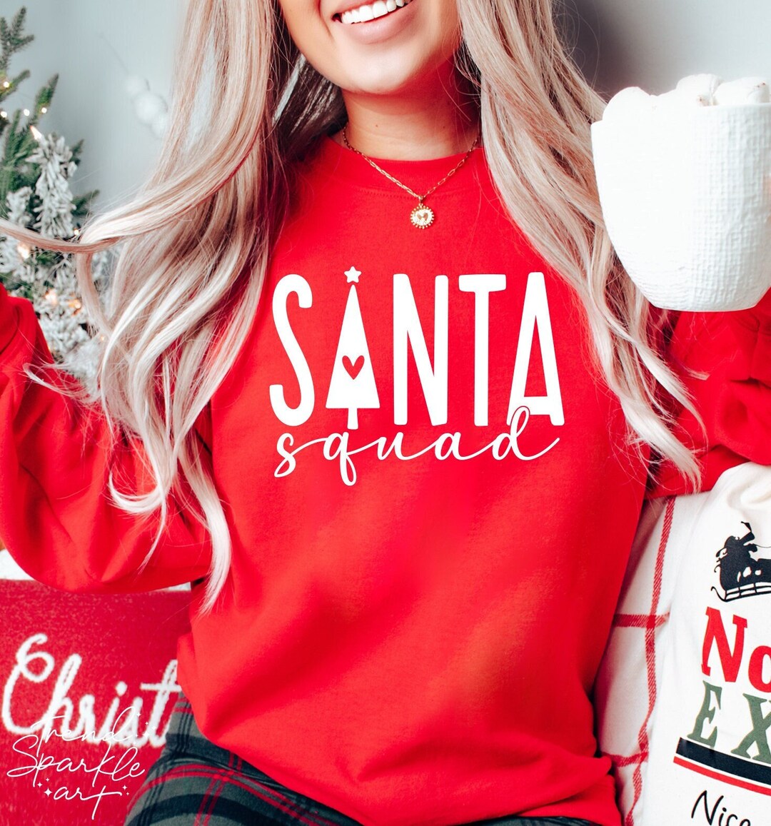 Santa Squad SVG, PNG, Santa Squad Shirt Svg, Christmas Squad Svg, Santa ...
