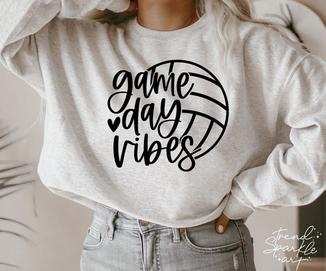 Game Day Vibes Volleyball SVG, Volleyball Svg, Volleyball Vibes Svg ...