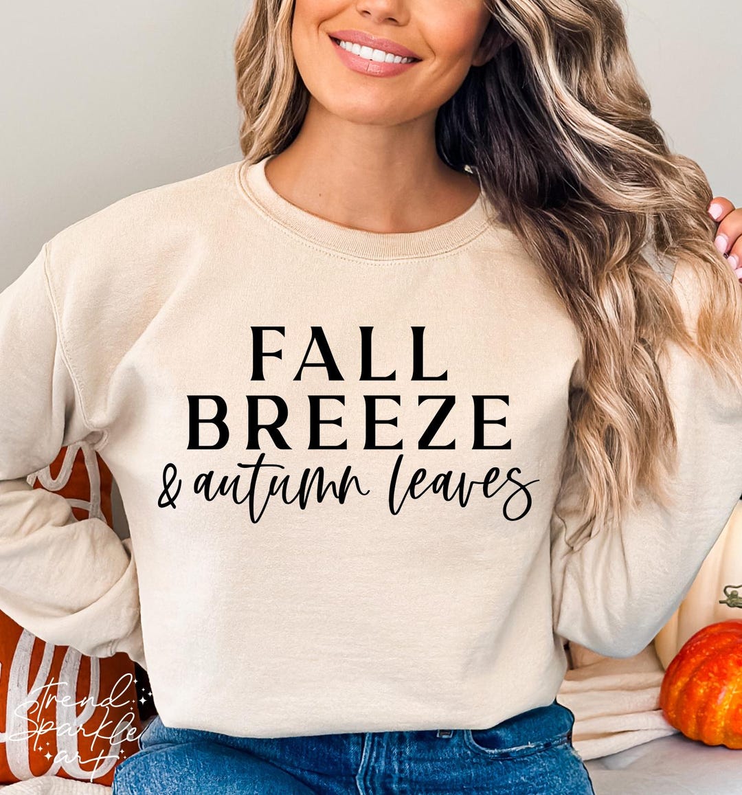 Fall Breeze and Autumn Leaves SVG, PNG, Fall Svg, Autumn Svg ...